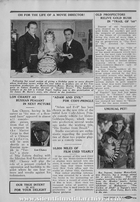 Loew's Metropolitan Theatre, Brooklyn, New York, May 23, 1927